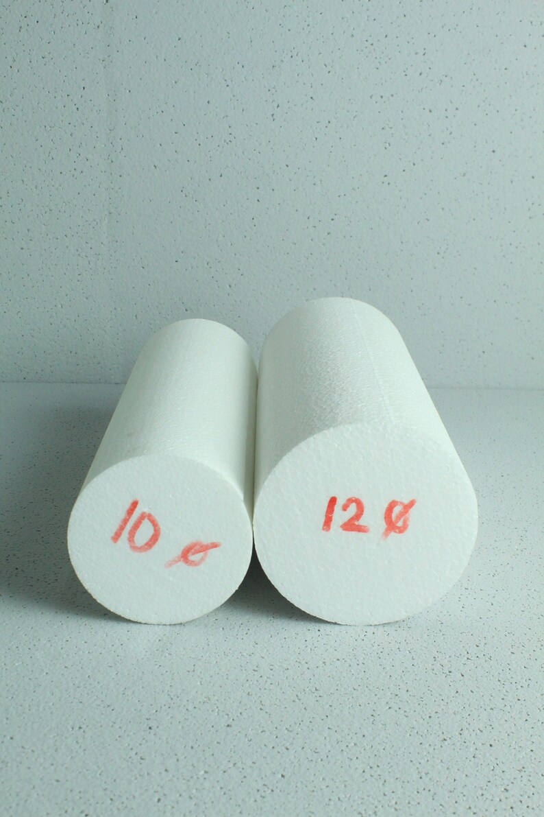 EPS Styrofoam Polystyrene Rods Cylinders for Crafting Height - Etsy