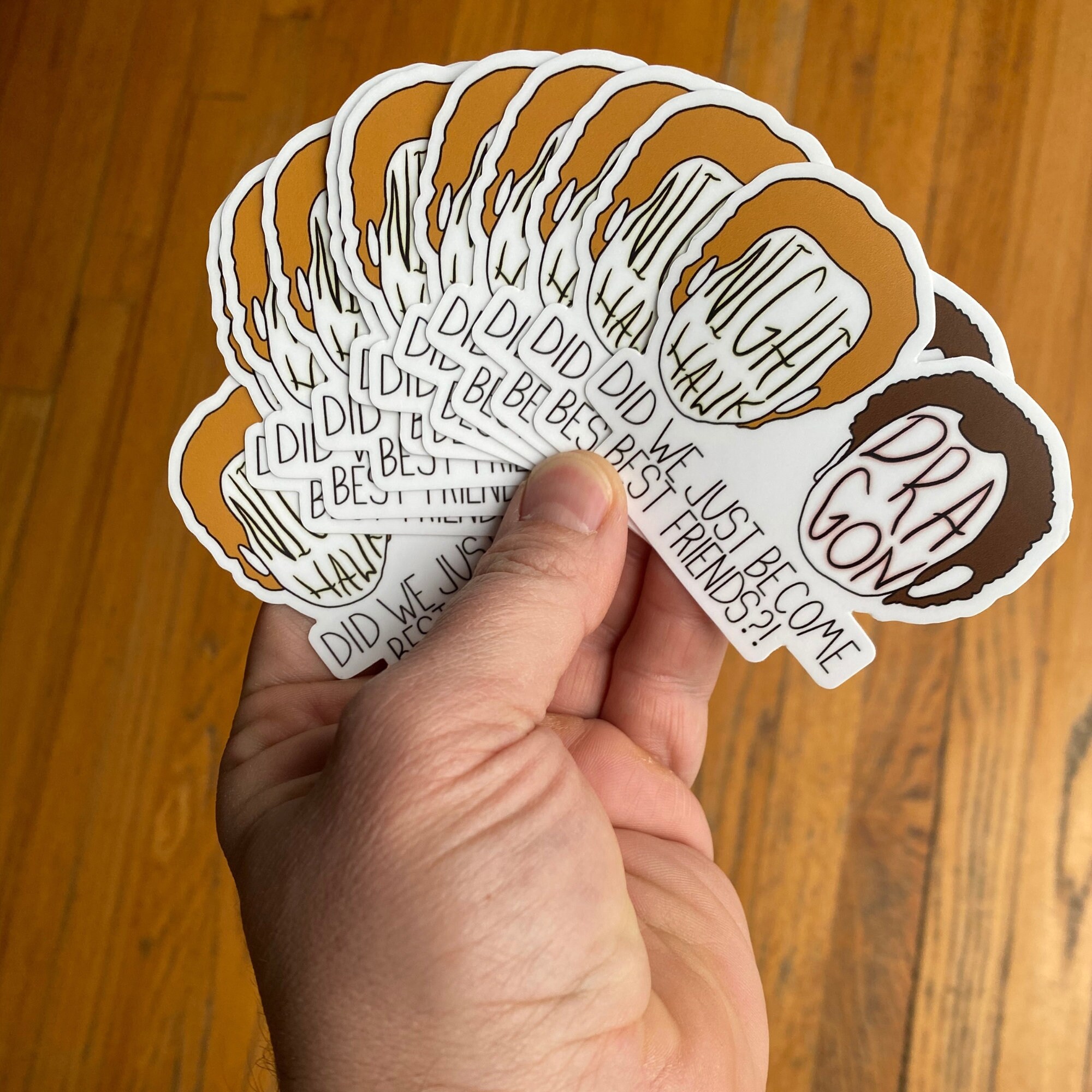 Step Brothers Stickers Nighthawk & Dragon Funny Movie Laptop, Water ...