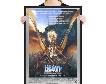 Heavy Metal Framed Poster - Etsy