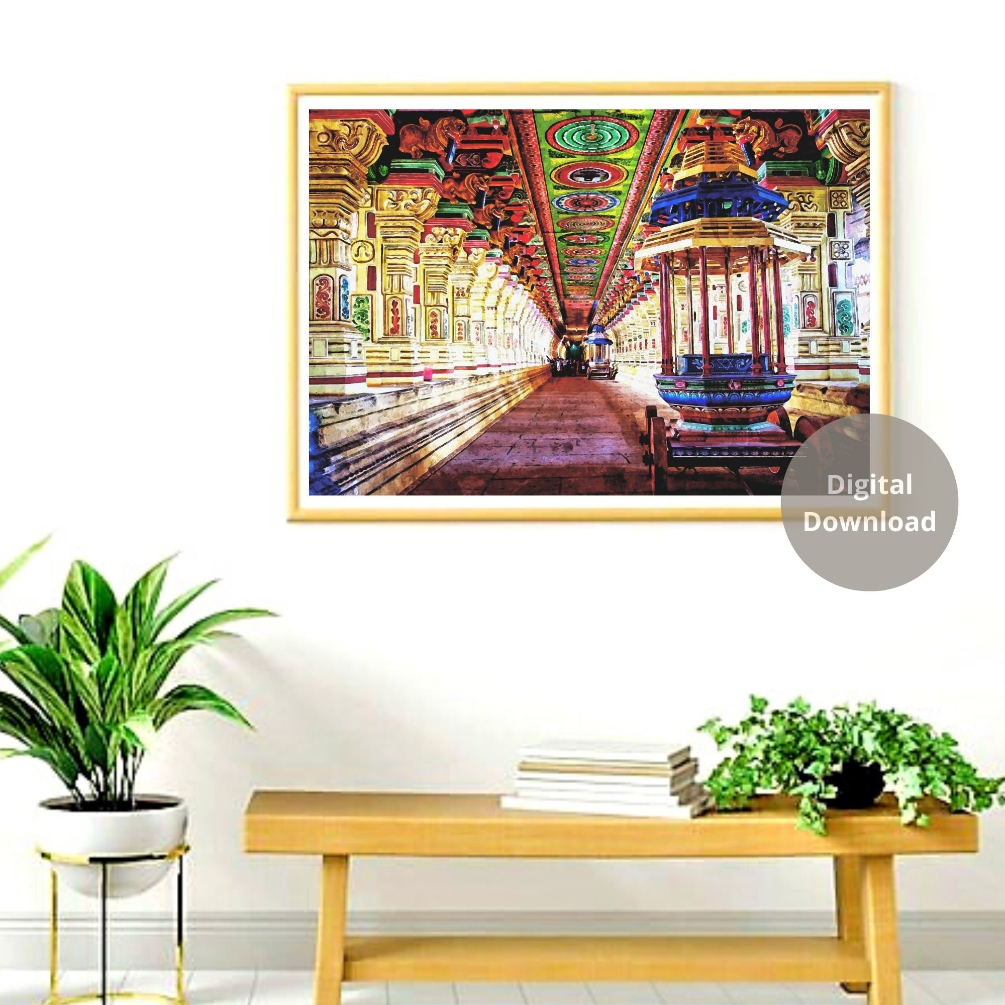 South Indian Temple Art, Rameshwaram Temple, Hindu Temple Architecture ...