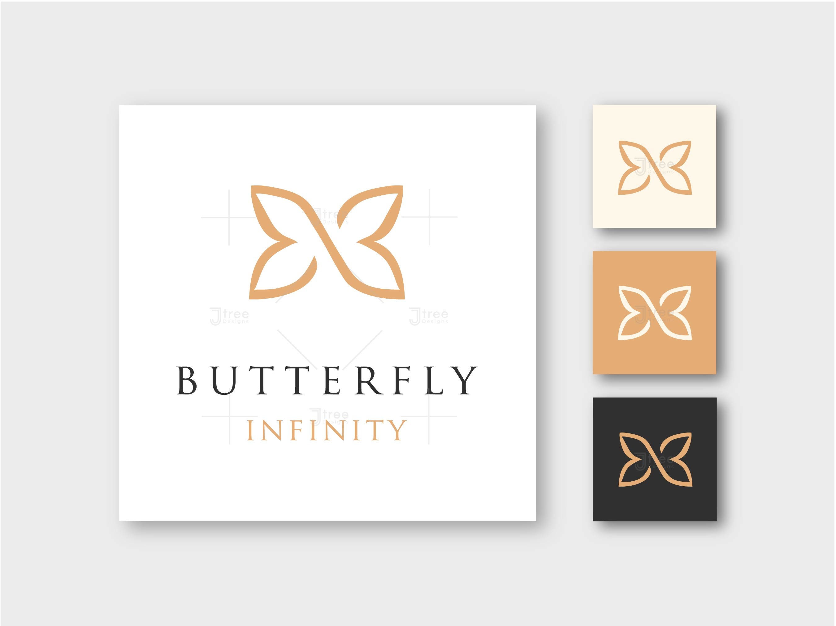 Premade Logo Butterfly Infinity Symbol Logo Butterfly Logo Luxury Logo ...