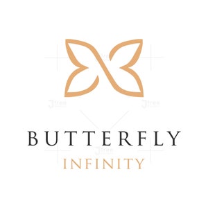 Premade Logo Butterfly Infinity Symbol Logo Butterfly Logo Luxury Logo ...