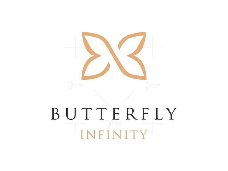 Premade Logo Butterfly Infinity Symbol Logo Butterfly Logo Luxury Logo ...