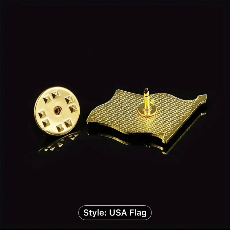 American Flag Lapel Pin-usa Donald TRUMP MAGA Show Your Patriotism ...