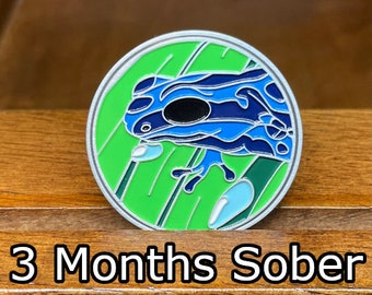 Sobriety Chip Six Months Sober - Etsy
