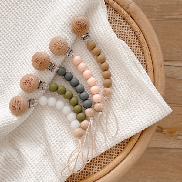 Wood Pacifier Clip - Etsy