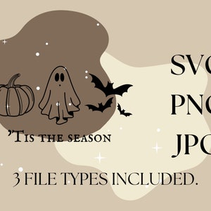 Halloween SVG / Spooky Season / Ghost / Pumpkin / Bats / Fall / Autumn ...