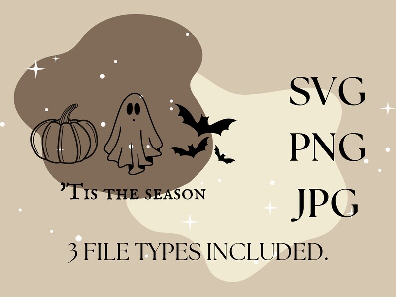 Halloween SVG / Spooky Season / Ghost / Pumpkin / Bats / Fall / Autumn ...