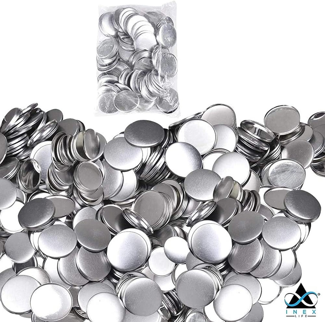 Metal PIN Back Button Parts (100 Pcs) - Badge Making Machine Pieces ...