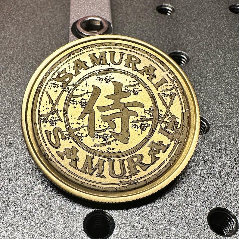Samurai Challenge Coin - Etsy