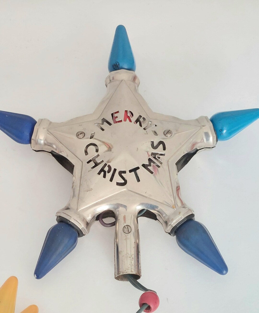 Vintage NOMA Electric Metal Christmas Star Tree Topper With - Etsy Vintage NOMA Electric Metal Christmas Star Tree Topper With - Etsy