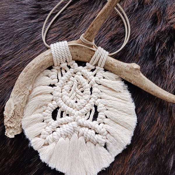 Deer Skull Macrame - Etsy
