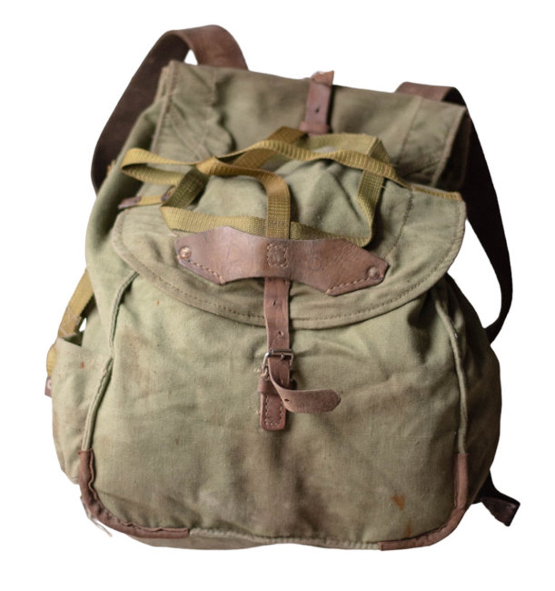 Used or Like New Military Rucksack Cold War Romanian Army canvas ...