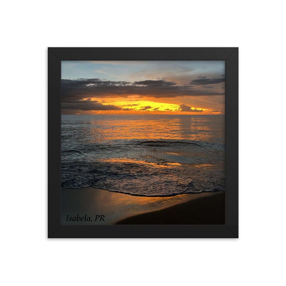 Sunset at Middles Beach Framed Photo - Etsy