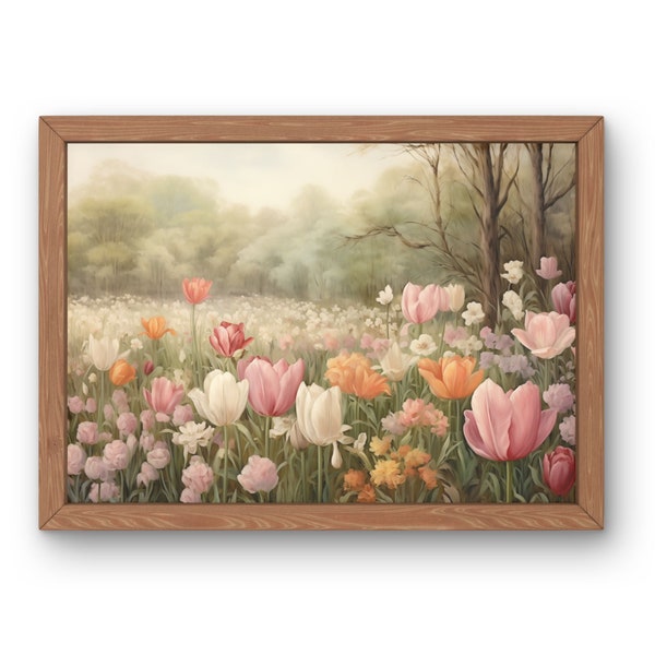 Tulip Wall Art - Etsy