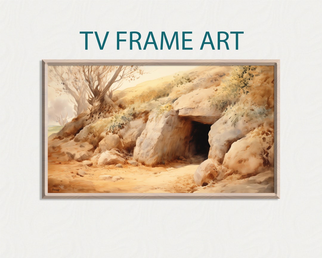 Frame Tv Art Christ Empty Tomb Easter Frame TV Art Frame Spiritual ...