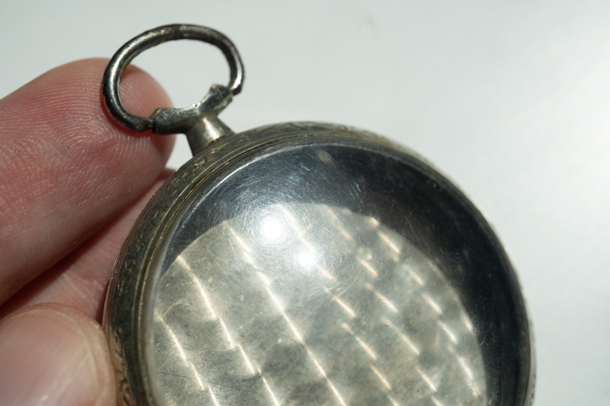 Empty Case for a Pocket Watch. From Around 1910s. Nickel. - Etsy