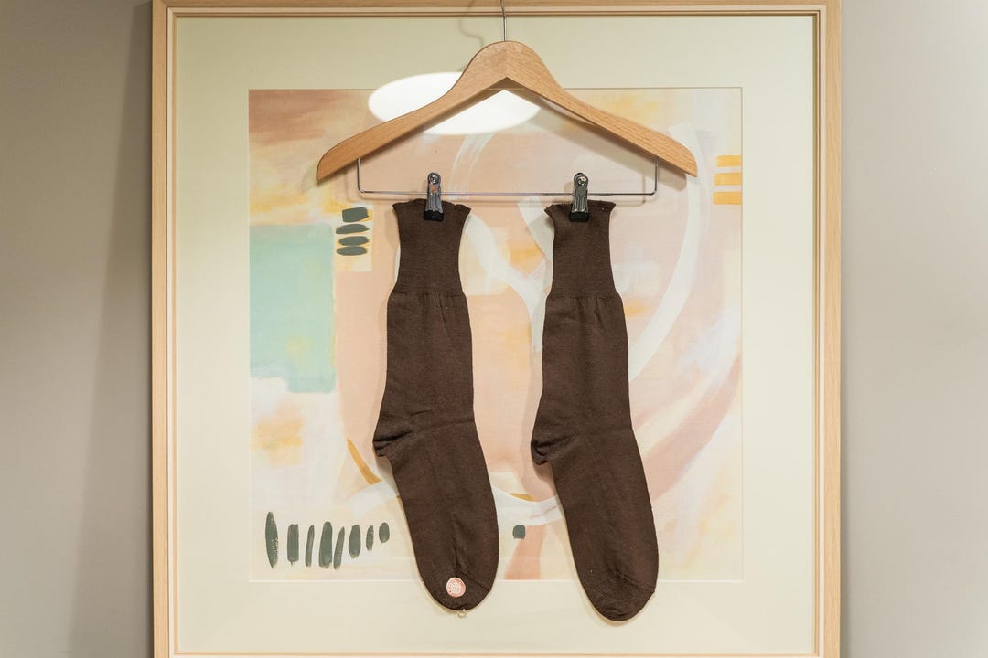 Vintage Soviet Brown Men’s Socks - 1980s Original USSR, Size 40 (25 Cm ...