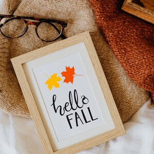 50 Fall Frame Mockups, Frame Mock up Bundle, Styled Autumn Photo ...