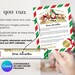 Instant Download Editable Santa Letter, Official Letter From Santa ...