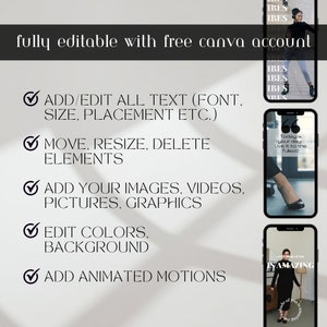 Canva Video Template, Ready to Post Social Media Templates, Instagram ...