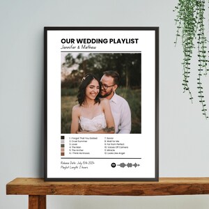 Custom Playlist Poster Print, Personalized Digital Poster, Customizable ...