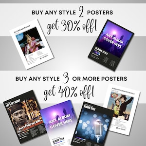 Custom Playlist Poster Print, Personalized Digital Poster, Customizable ...