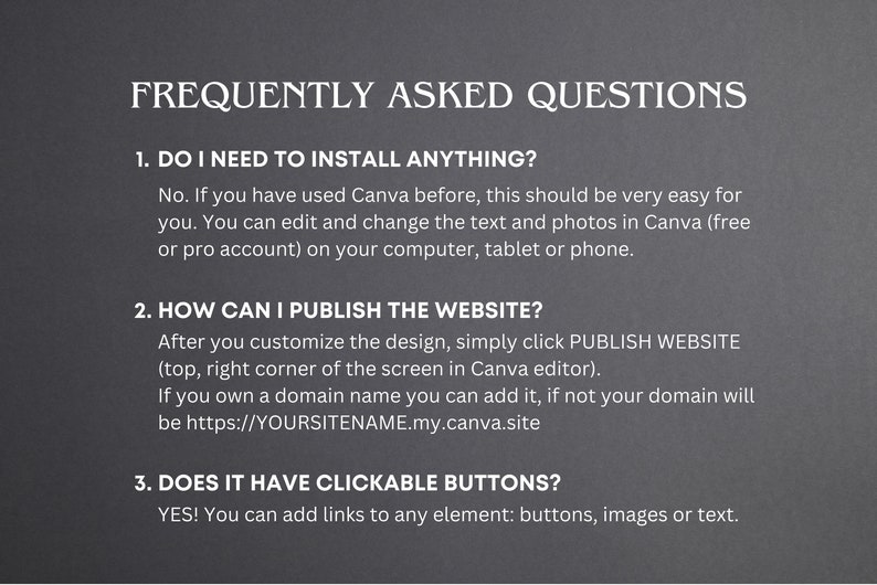 Canva Website Template for Coach, Canva Coaching Course Templates ...