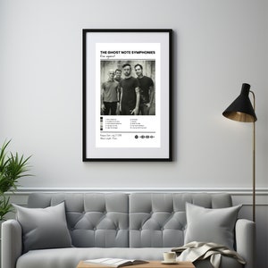 Custom Album Cover Posters Print, White Digital Poster, Customizable ...