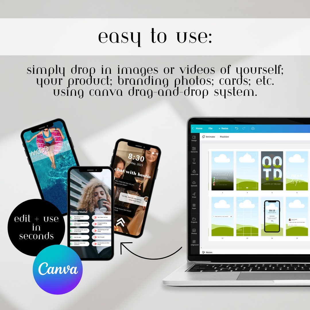 Canva Video Template, Ready to Post Social Media Templates, Instagram ...