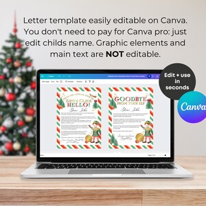 Editable First Time Elf Arrival Letter, Downloadable Elf Letter, Elf ...
