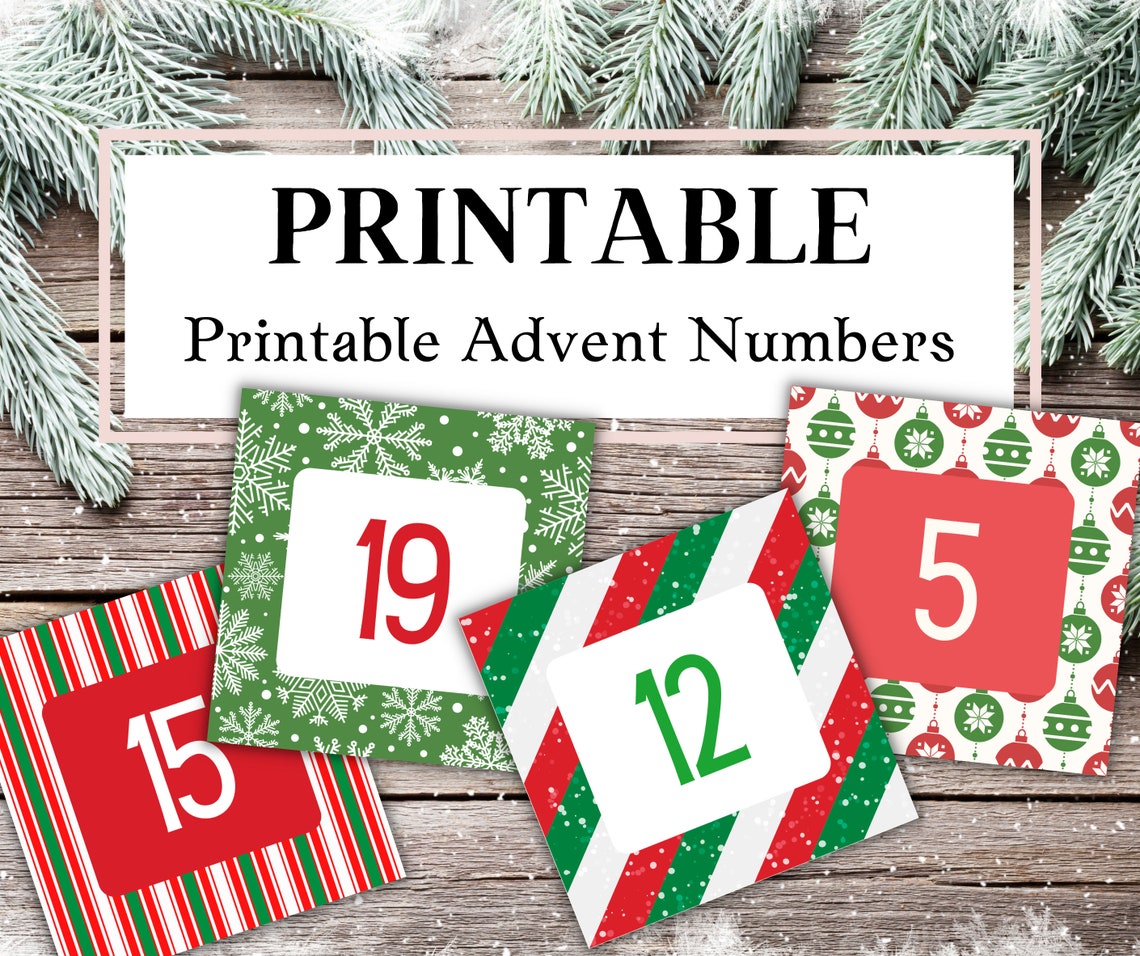 Advent Calendar Printable Junk Journal Advent Christmas - Etsy