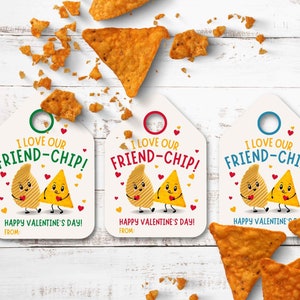 Kids Valentines Day Cards Chip Hooray, Valentine Tags Printable ...