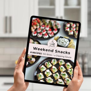 No-bake Appetizers Ebook, One Bite Snacks PDF, Easy Downloaded Recipe ...