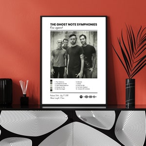 Custom Album Cover Posters Print, White Digital Poster, Customizable ...