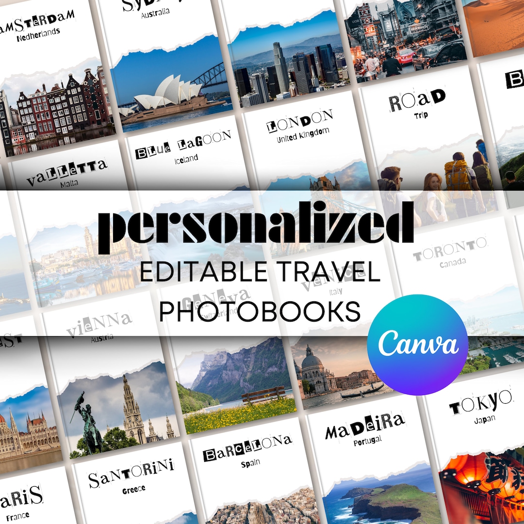 Canva Photobook Templates, Decorative Custom Coffee Table Book ...