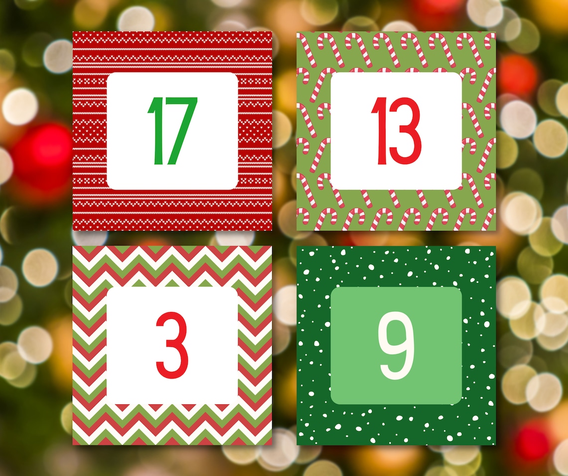 Advent Calendar Printable Junk Journal Advent Christmas - Etsy