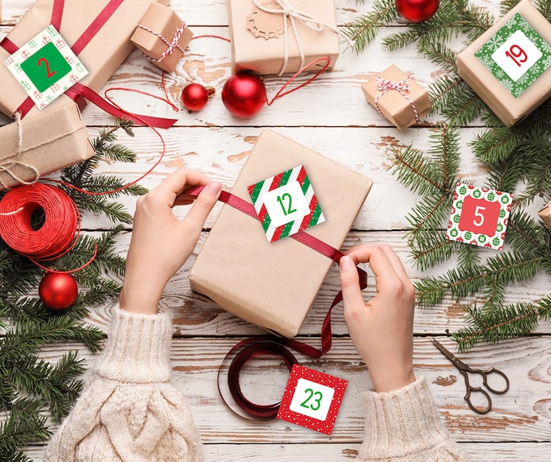 Advent Calendar Printable Junk Journal Advent Christmas - Etsy