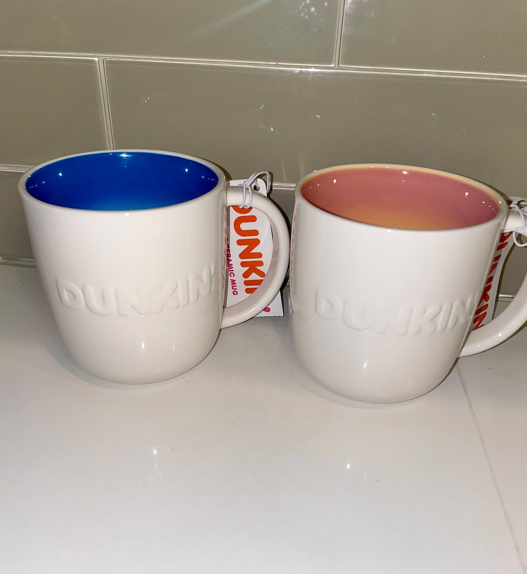 DUNKIN’ Ombré CERAMIC Mugs | 20 Oz - Etsy