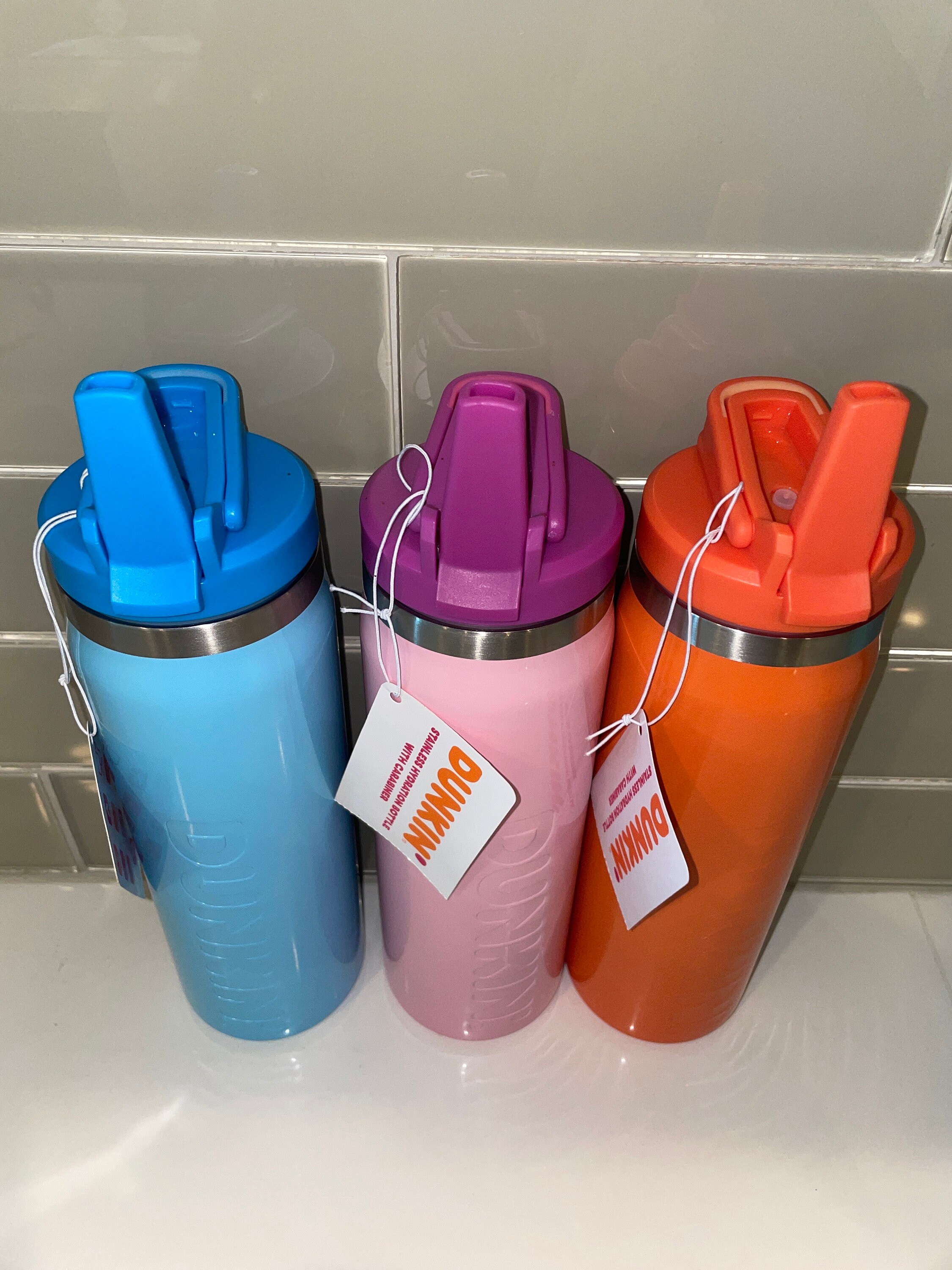 NEW 2023 Summer Original DUNKIN 24oz Stainless Steel Hydration Bottle ...