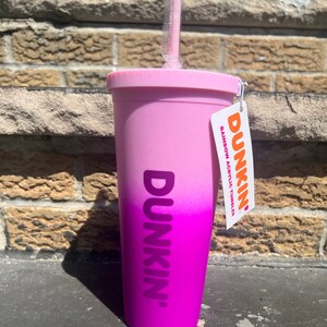 NEW 2023 Spring Original DUNKIN’ 24oz Ombre Acrylic Rainbow Tumblers - Etsy