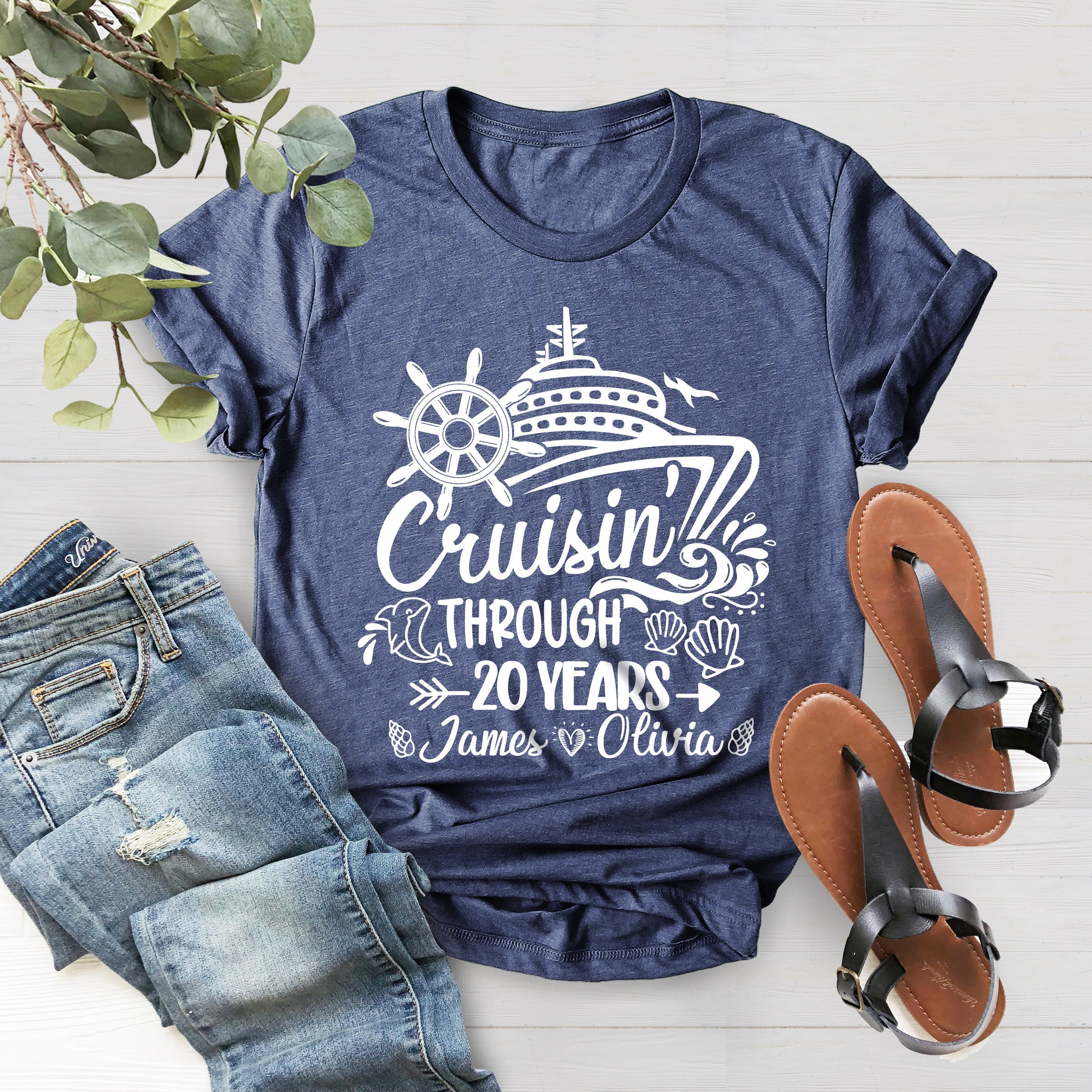 Personalized Couple Cruise Shirt 20th Anniversary Cruise - Etsy