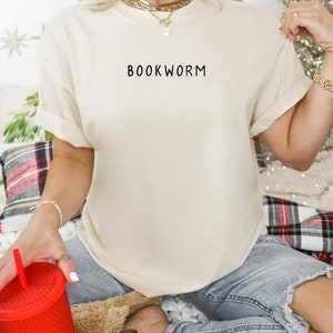 Bookworm Shirt Comfort Colors, Book Shirt, Bookish Shirt, Book Club ...