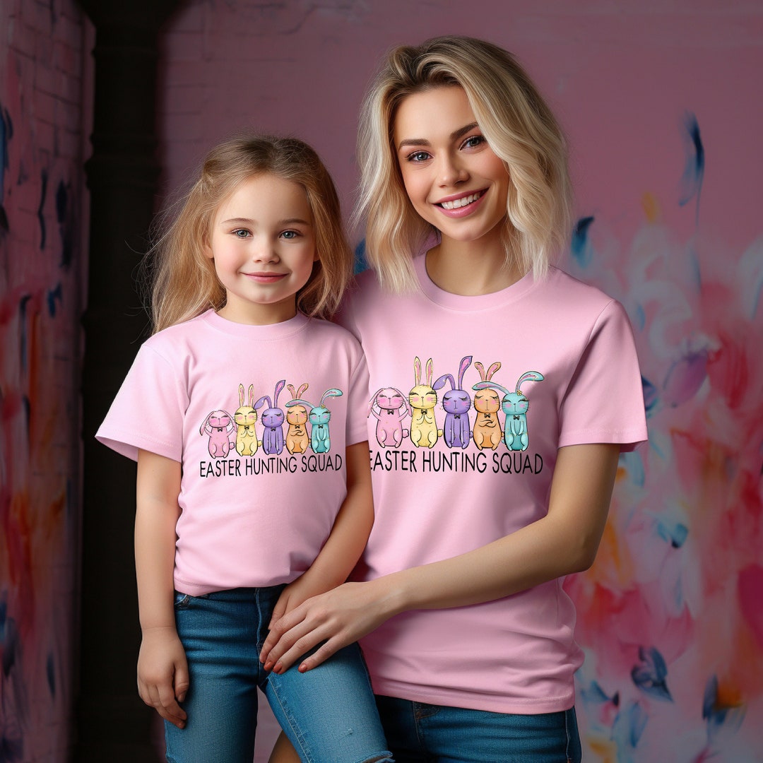 Easter Squad Shirt, Bunny Egg Hunter Tee, Happy Easter Shirt, Easter ...