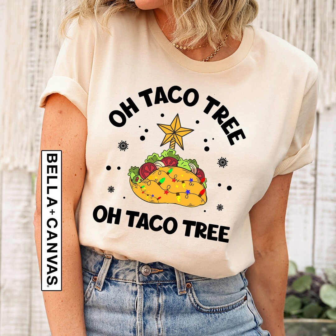 Oh Taco Tree Mexican Christmas Shirt, Christmas Party Shirt, Cute Xmas ...