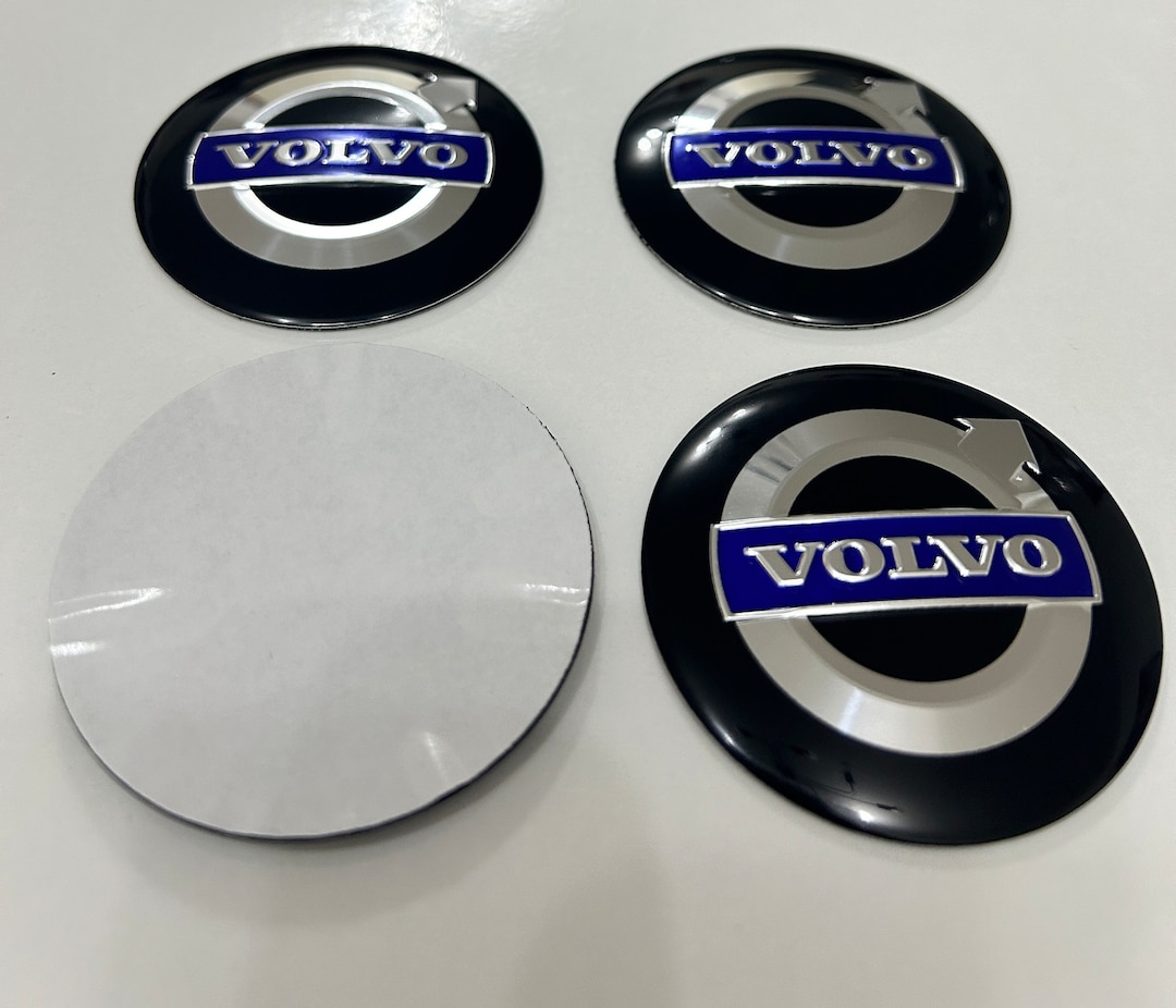 4pcs 56mm Volvo Alloy Wheel Adhesive Hub Caps - Etsy