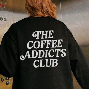 Coffee Crewneck, Iced Coffee Lover Shirt, Espresso Lover Gift, Barista ...