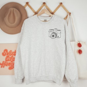 Trendy Photographer Sweatshirt Photography Gift Cute Camera Lover Shirt ...