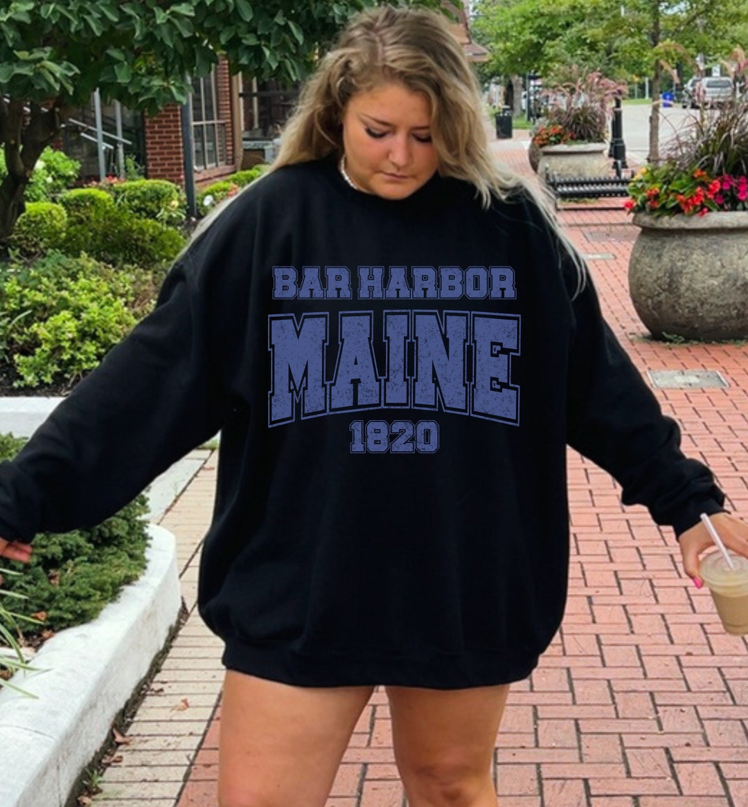 Bar Harbor Maine Sweatshirt, Maine Sweater, Lobster Crewneck, Moving to ...