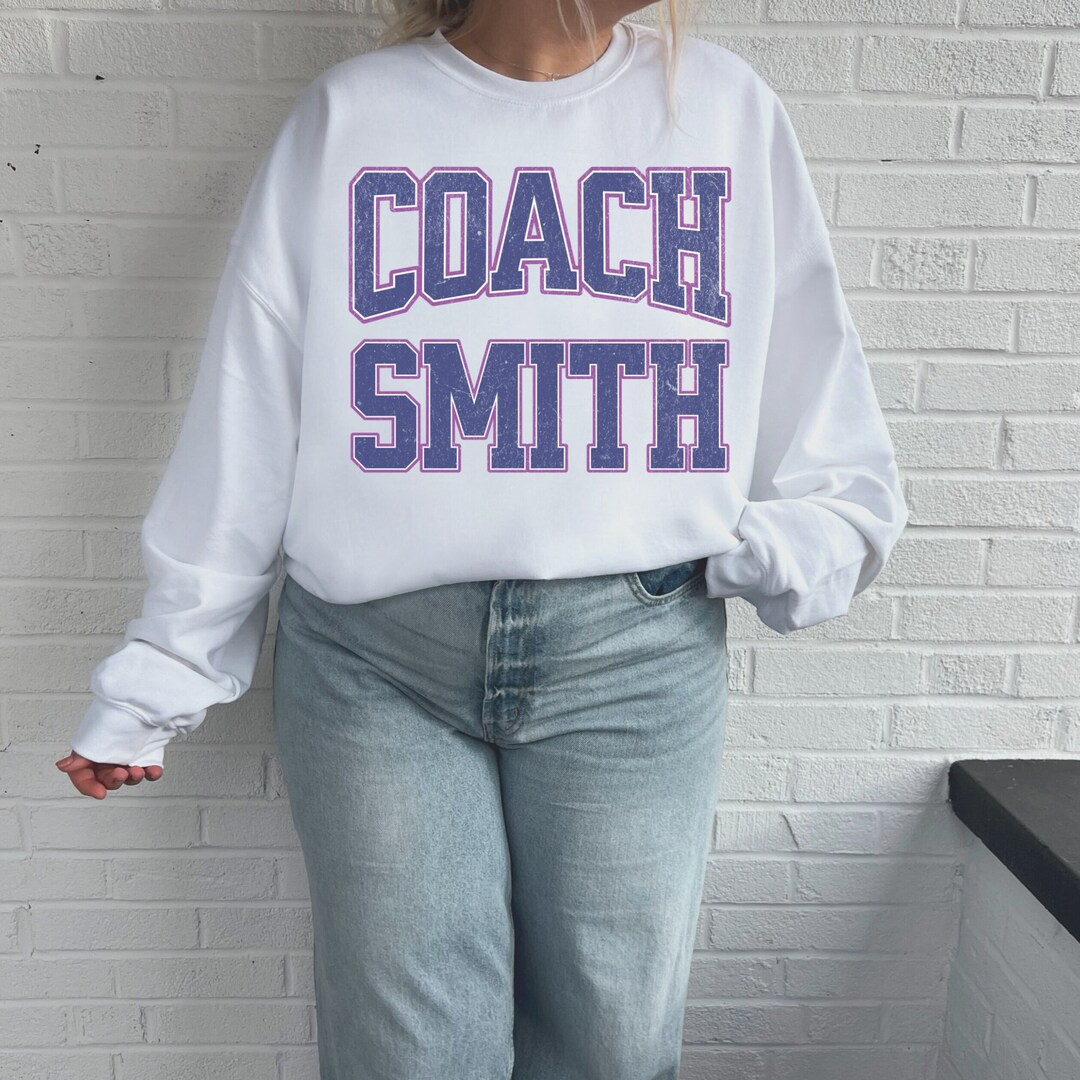 Personalized Coach Shirt Custom Coach Sweatshirt Preppy Dance Coach ...